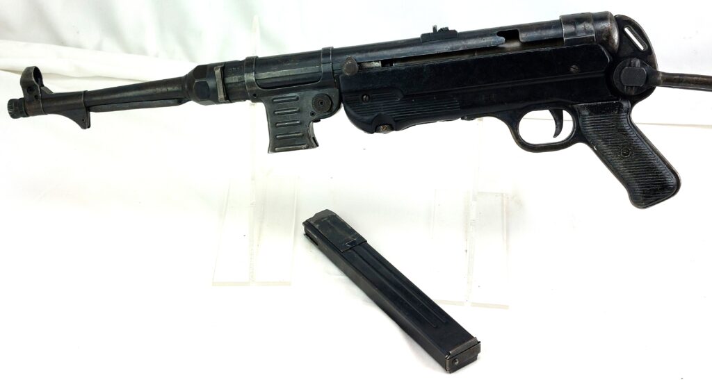 German, WW2, 1943, MP40 Sub Machine Gun with Folding Stock, by Steyr ...