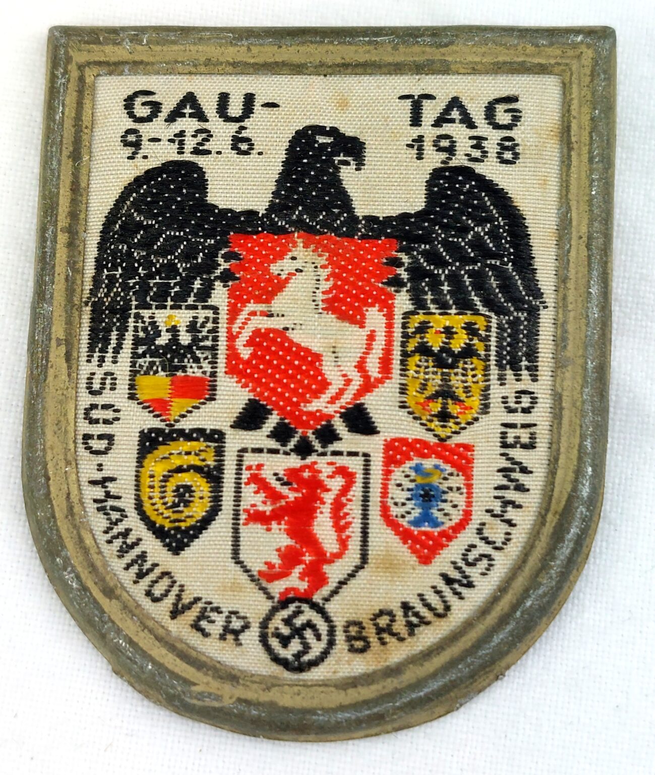 German, WW2, NSDAP Day Badge or Tinnie, "Gautag - Süd-Hannover ...