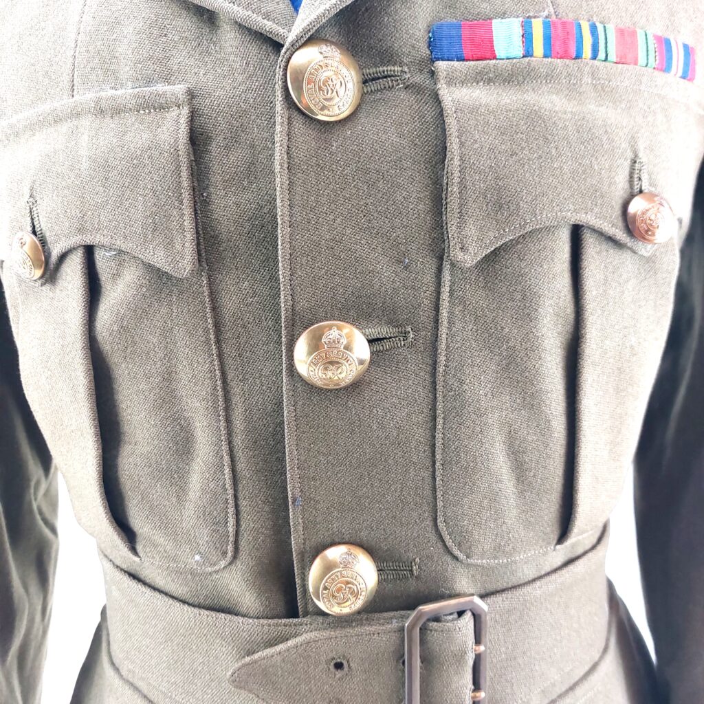 Original British, Royal Army Service Corps Tunic, Named & Dated 1946 ...