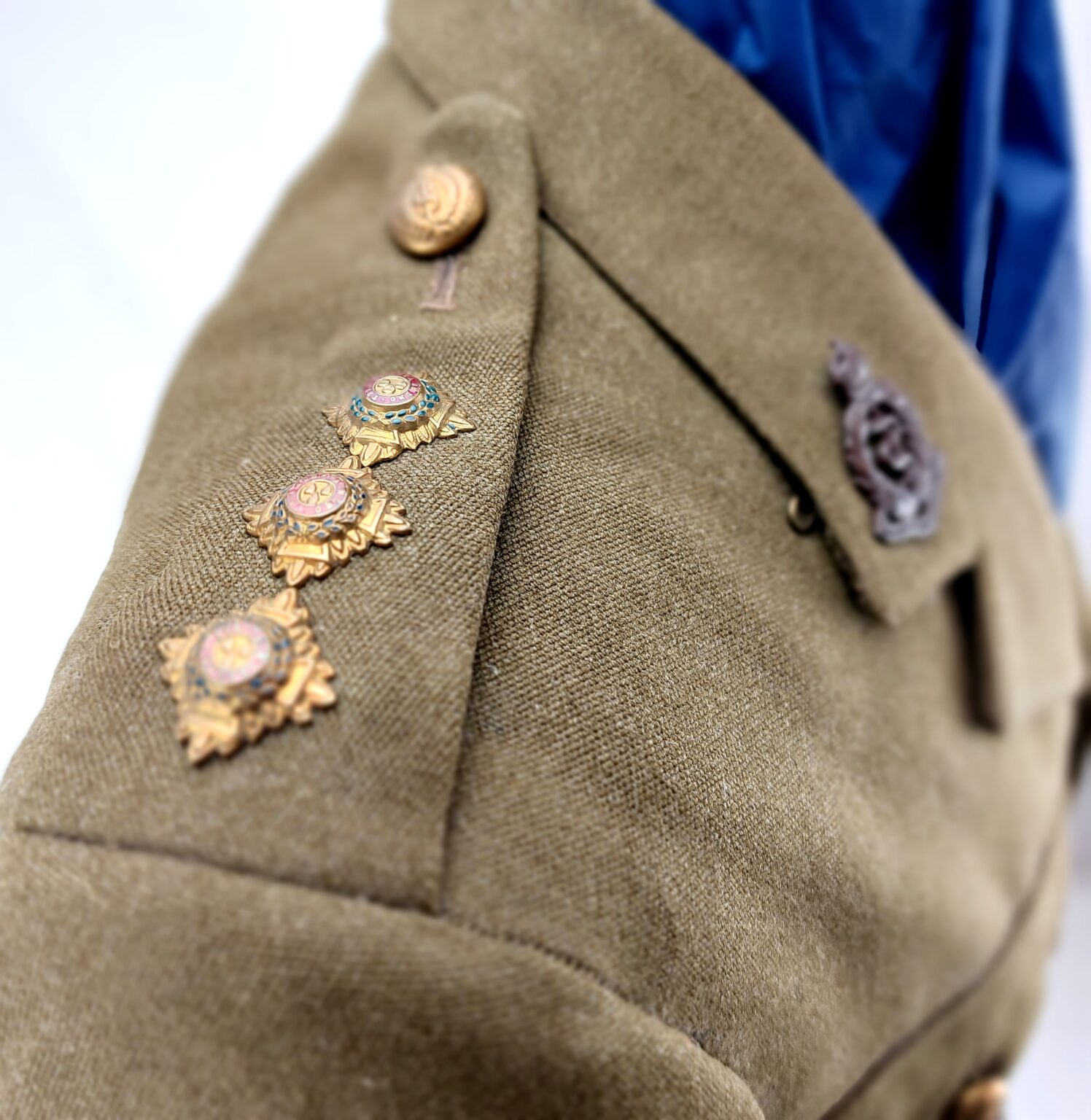 Original, British, WW2, Royal Army Medical Corps Service Tunic, Named ...