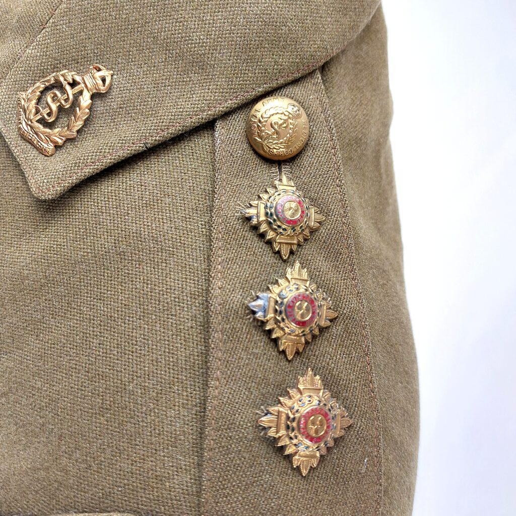Original, British, WW2, Royal Army Medical Corps Service Tunic, Captain ...