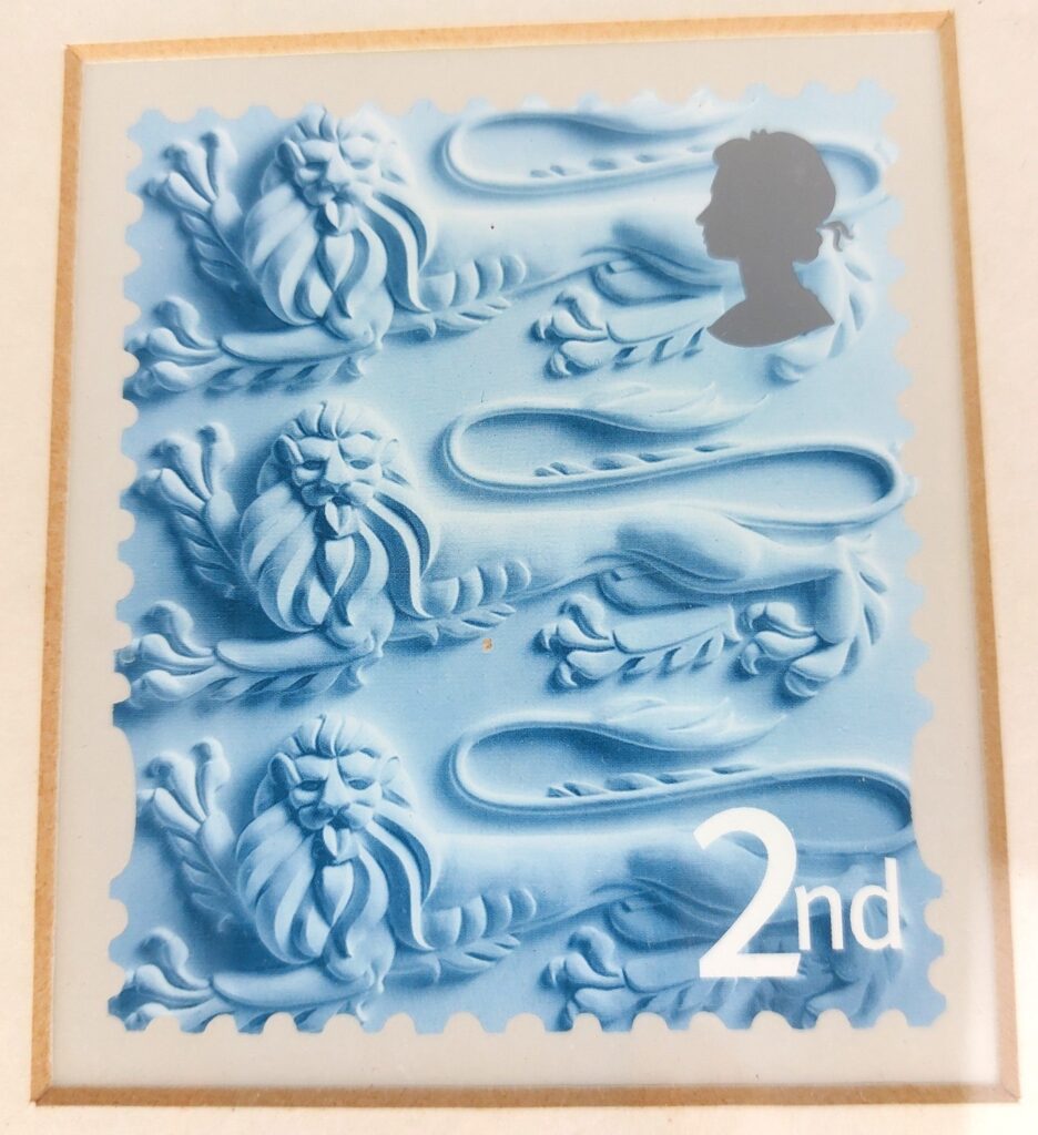 Two Framed Sets of Royal Mail Stamp Designs for England and Wales ...