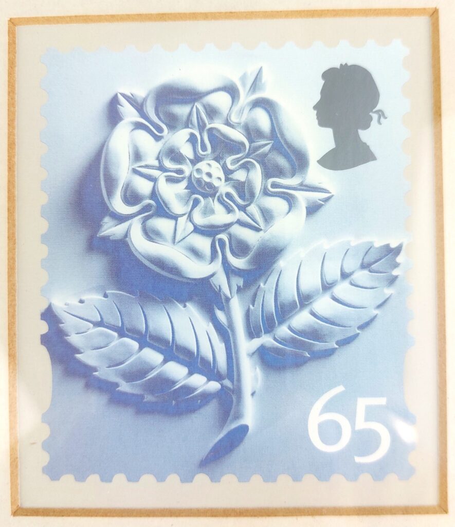Two Framed Sets of Royal Mail Stamp Designs for England and Wales ...