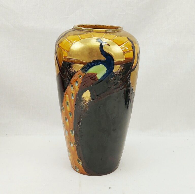 1920s Art Deco Thomas Forester And Sons Phoenix Ware Lustre Peacock ...