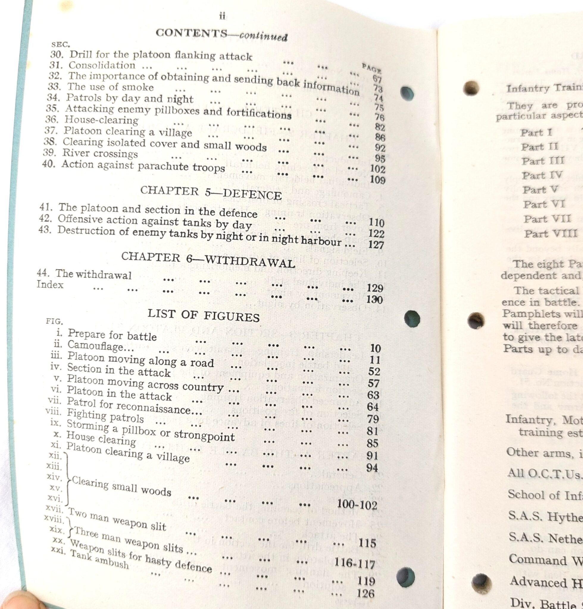 British, WW2, 1944 Restricted Military Documents: Infantry Training ...