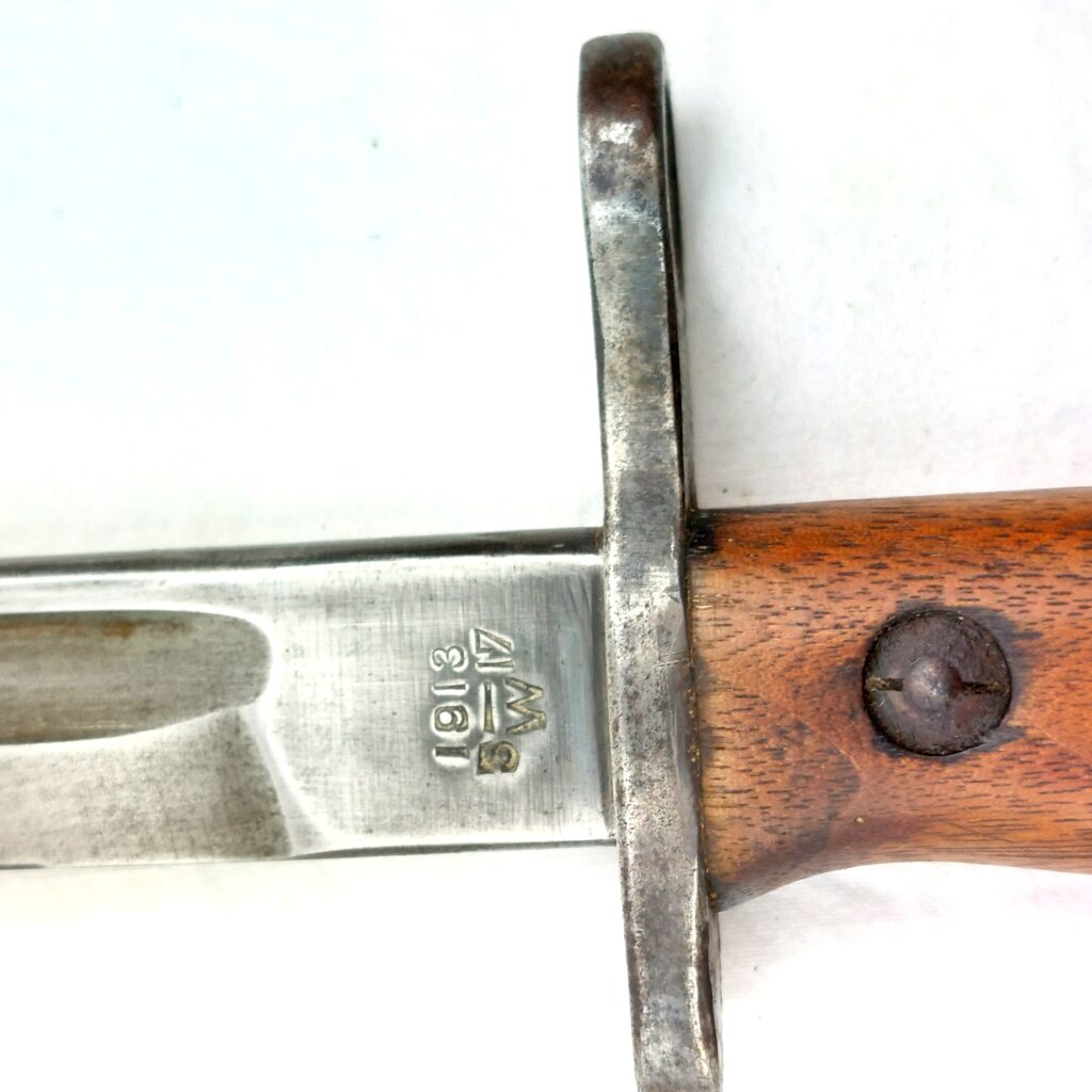 British, WW1, 1913 Pattern Sword Bayonet, by Winchester, USA, dated ...