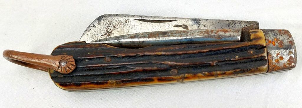 British, WW1, Admiralty Pattern 301 Staghorn Jack Knife, "Non XLL" by ...