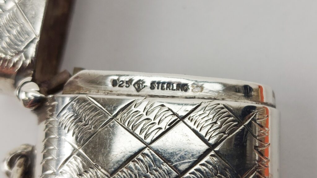 HMS Rochester Sterling Silver Vesta Case - Sally Antiques