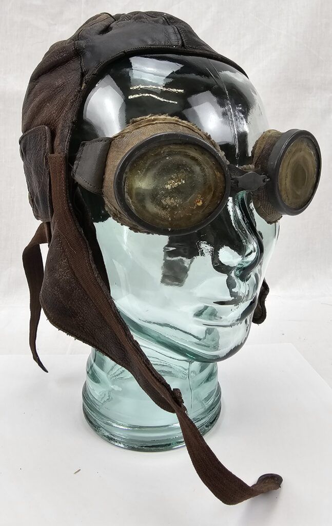 World War II German Leather Flying Helmet, Gloves And Goggles - Sally ...