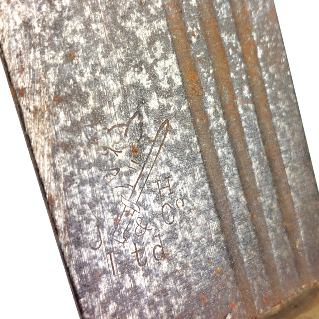 British, WW1 Era Heavy Machete, Maker marked "WHJ & Co Ltd - Sally Antiques