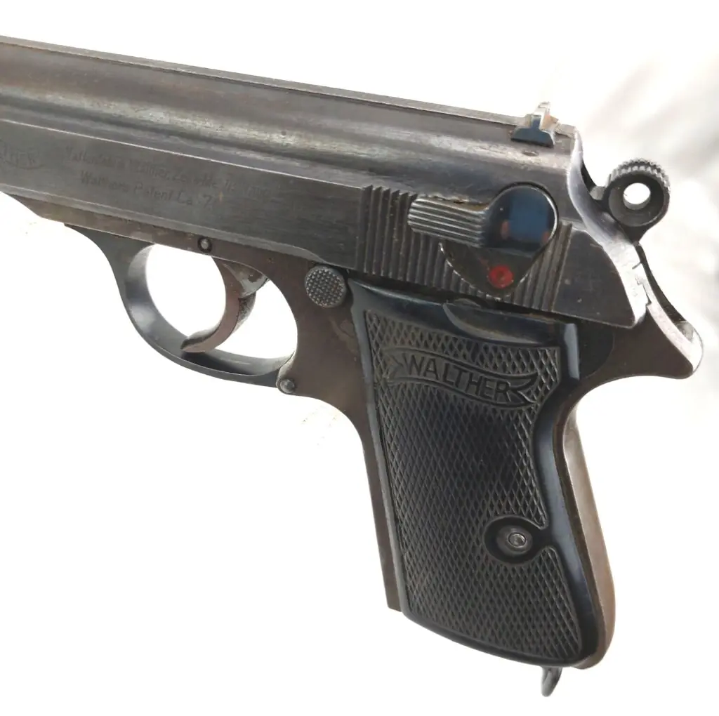 German, WW2, 1944 Walther PP Semi Automatic Pistol, matching serial ...