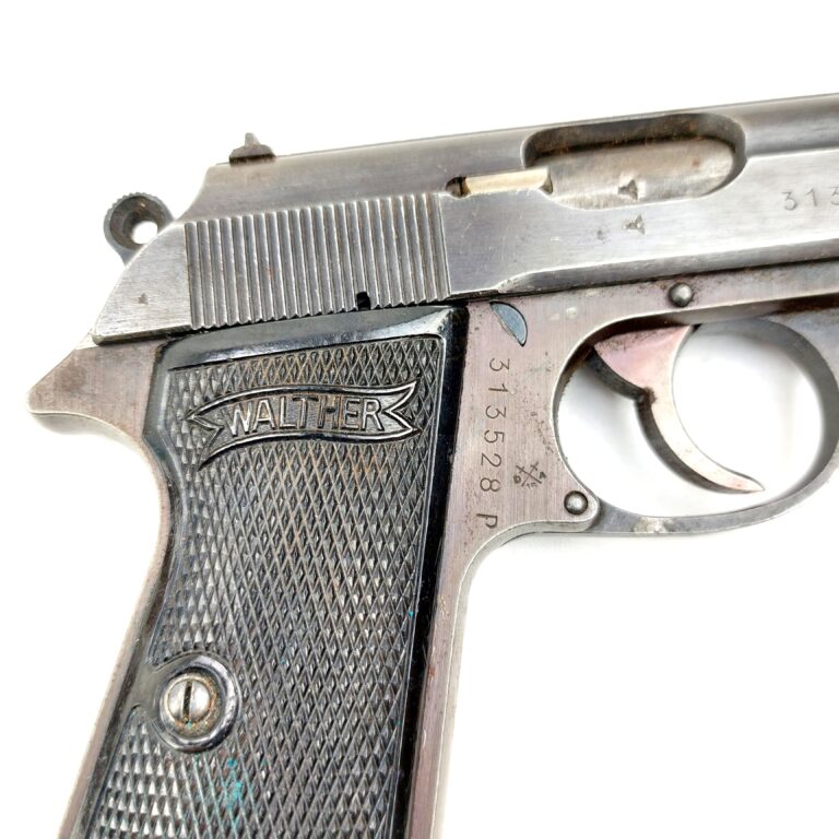 German, WW2, 1944 Walther PP Semi Automatic Pistol, matching serial ...