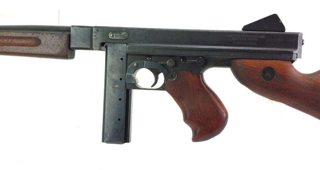 US, WW2, Auto Ordnance Thompson M1 Sub Machine Gun, "Tommy Gun ...
