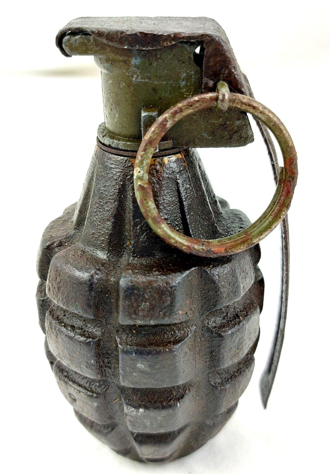 US, WW2, MKII Pineapple Grenade, By B&H, Inert - Sally Antiques
