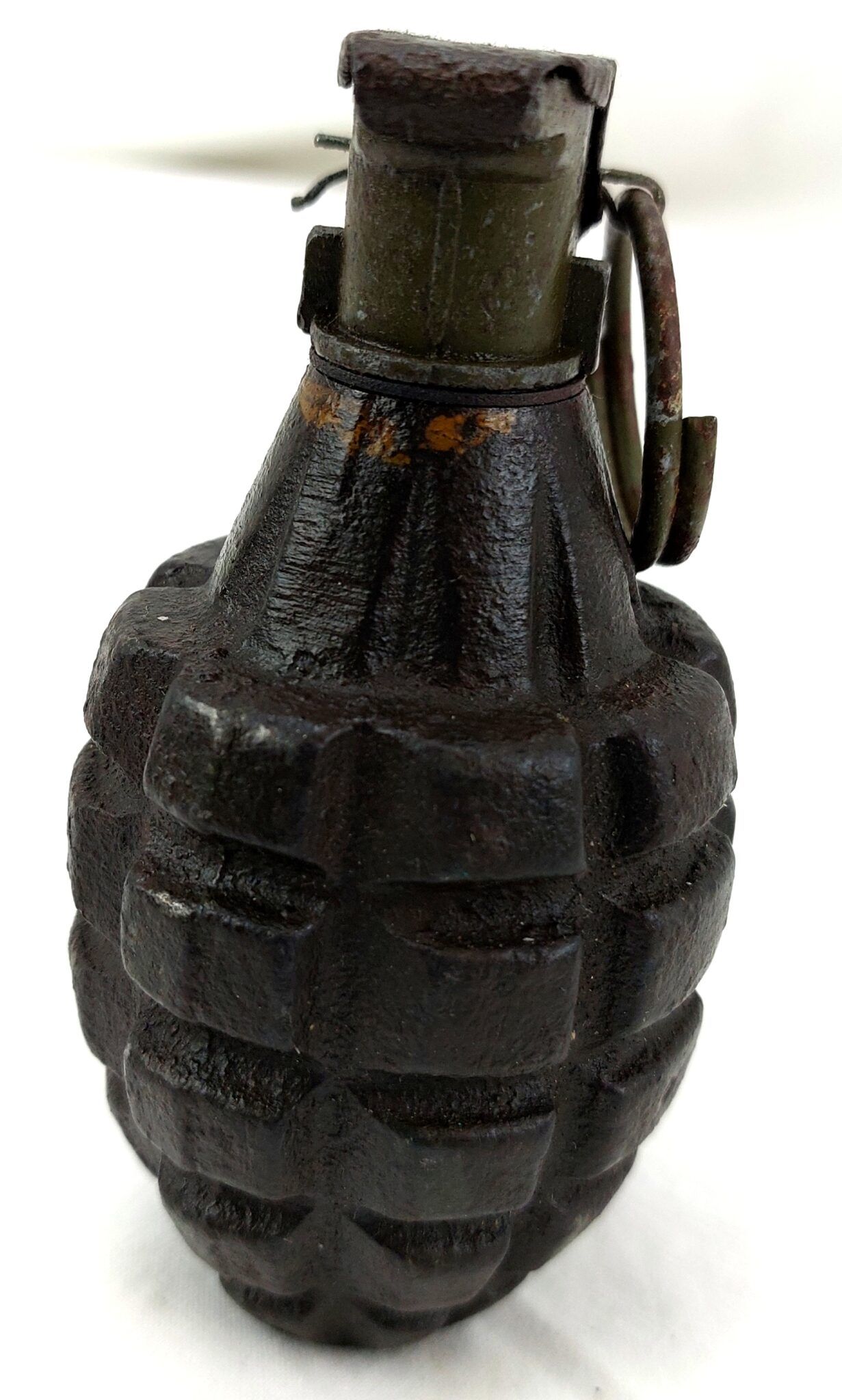 US, WW2, MKII Pineapple Grenade, By B&H, Inert - Sally Antiques