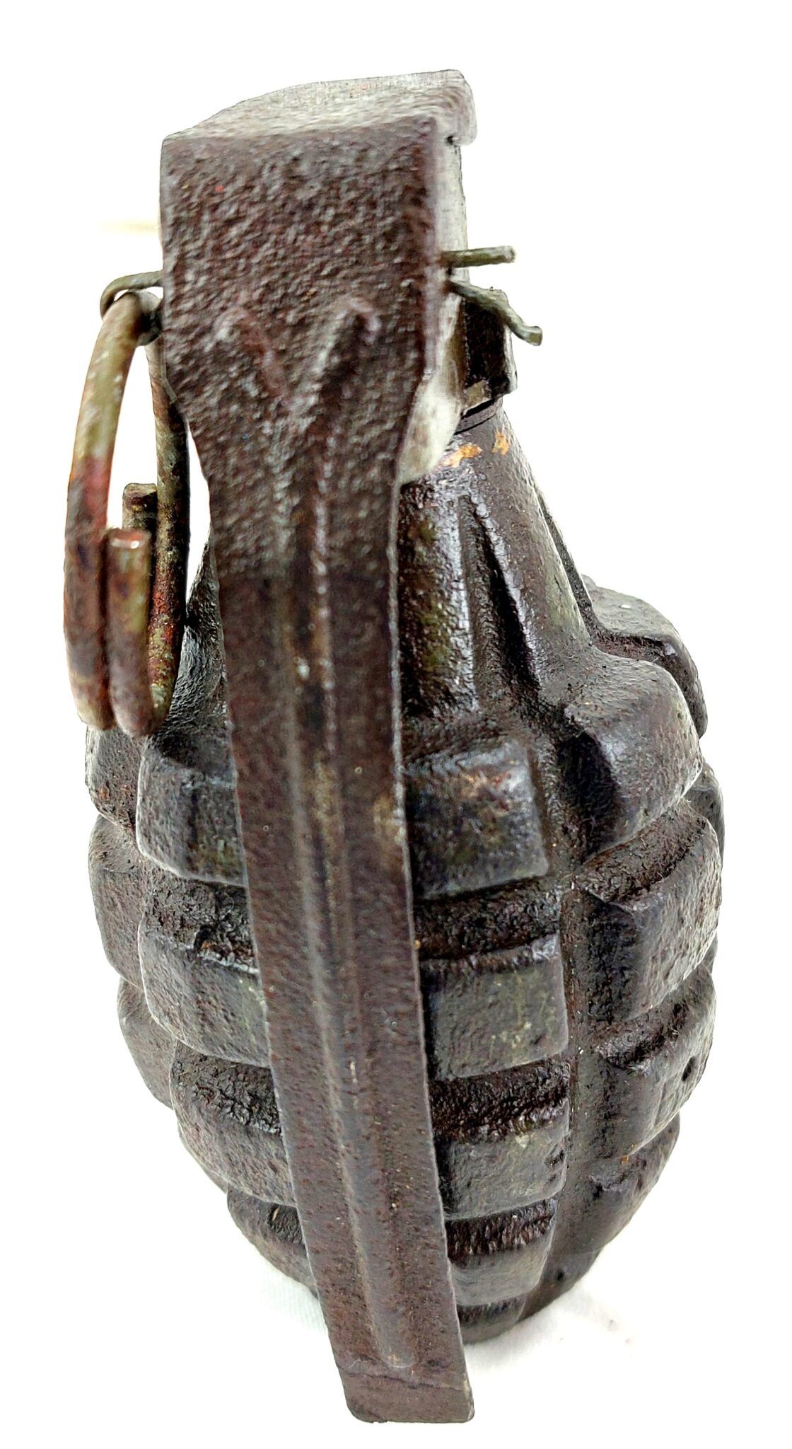 US, WW2, MKII Pineapple Grenade, By B&H, Inert - Sally Antiques