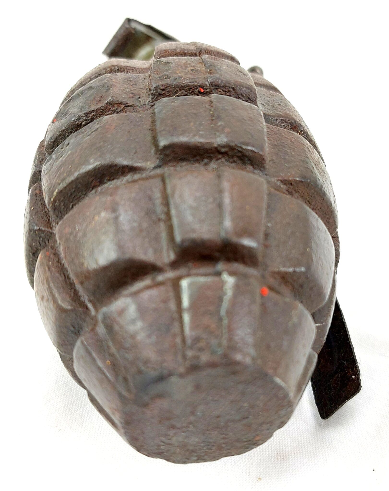 US, WW2, MKII Pineapple Grenade, Marked 1, Inert - Sally Antiques