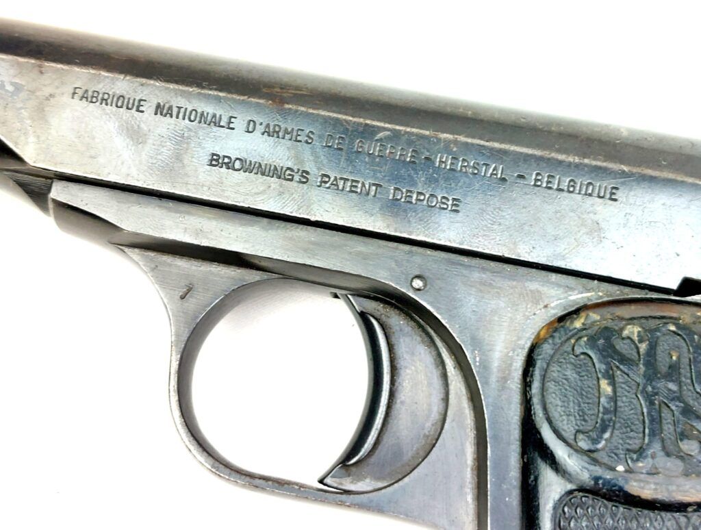 Belgium, WW1, 1910 Pattern F.N. Browning Semi Automatic Pistol ...