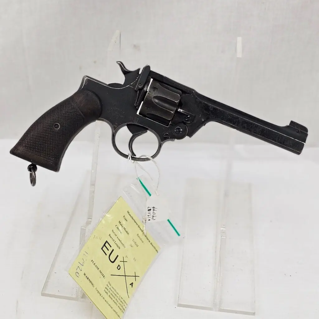 British, WW2, Enfield .38 No2 Mk1* Revolver, Dated 1934, Deactivated #3 ...