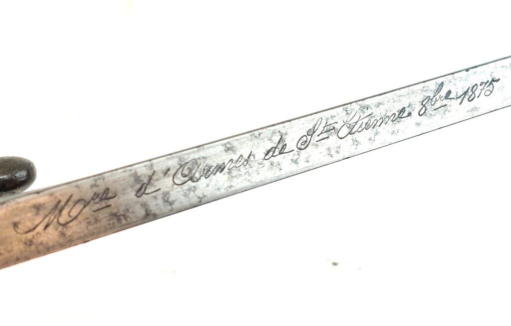 French, 1874 Pattern T-Back Gras Sword Bayonet and Scabbard with ...