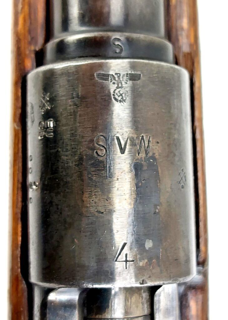 German, Late WW2, Mod.98 (K98) Mauser Bolt Action Rifle, Rare early SVW ...