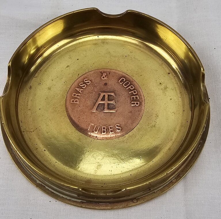 WW1 Trench Art Ashtray 18 Pounder - Sally Antiques