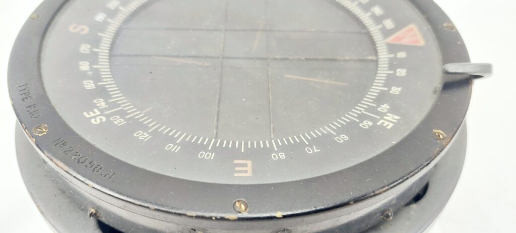 WW2 Cased RAF Type P40 Navigation Compass - Sally Antiques