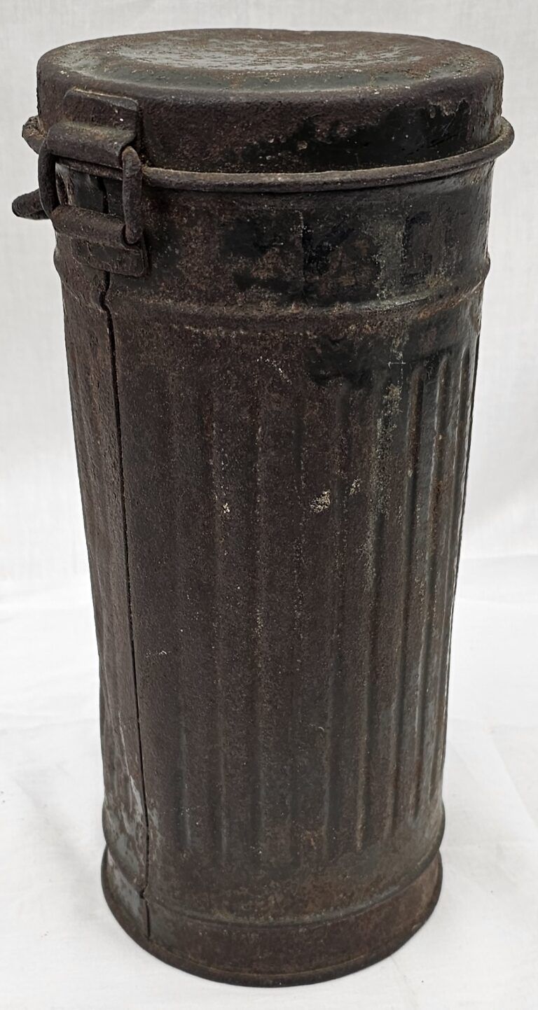 WW2 German GM30 Gas Mask Waterproof Cannister - Sally Antiques