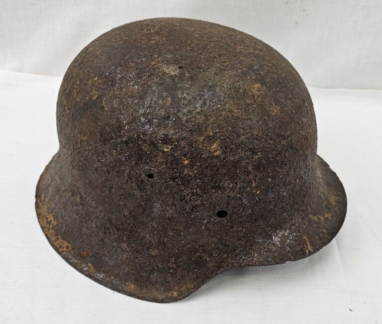 WW2 M40 German Nazi Helmet Relic - Sally Antiques