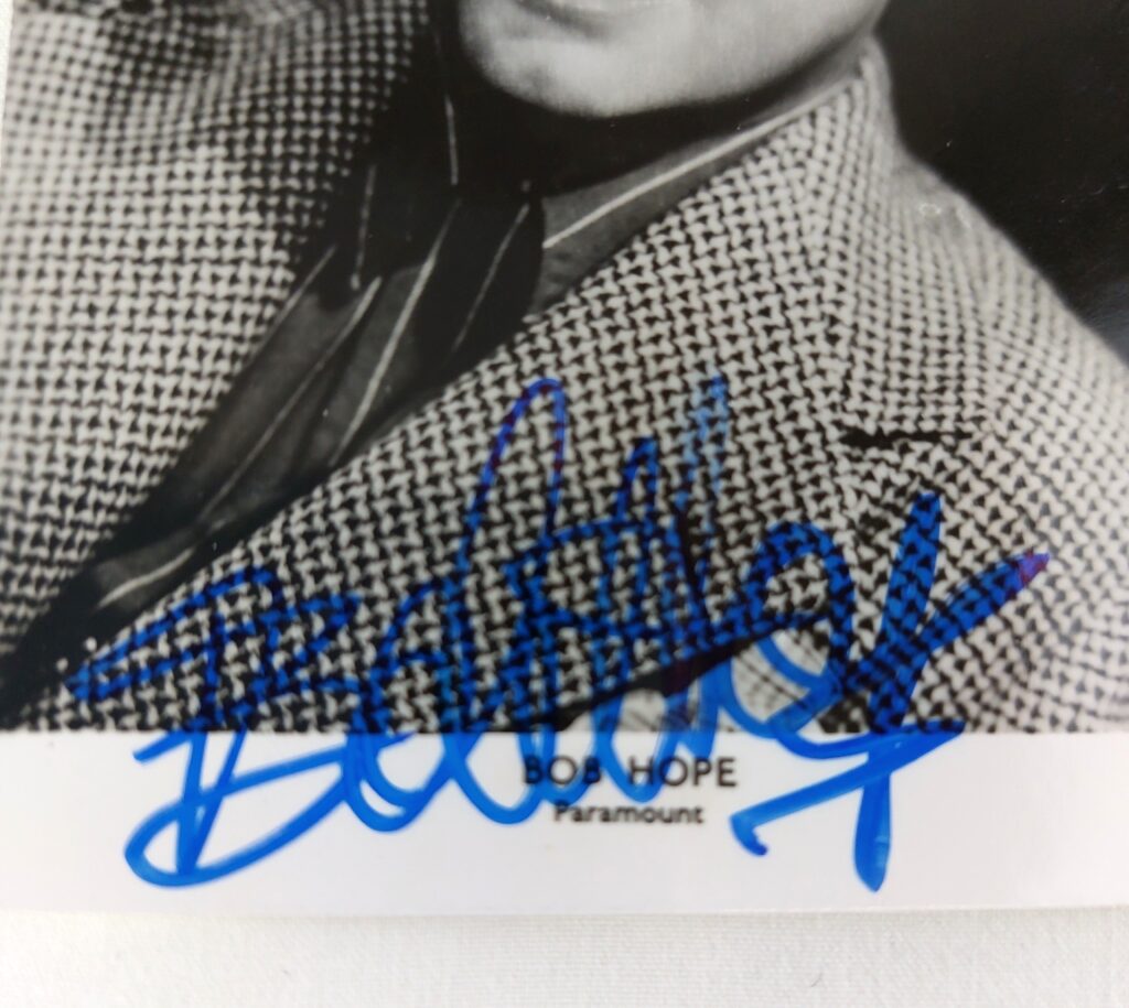 Early Paramount Signed Picture of Bob Hope - Sally Antiques