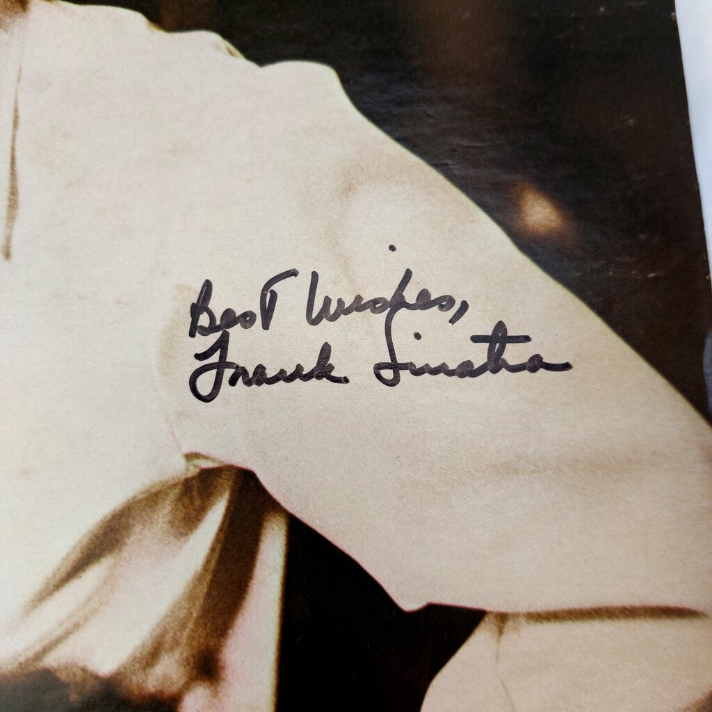 Frank Sinatra, Signed Original Album, ol' Blue Eyes is Back, FS2155 ...