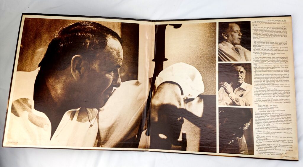 Frank Sinatra, Signed Original Album, ol' Blue Eyes is Back, FS2155 ...