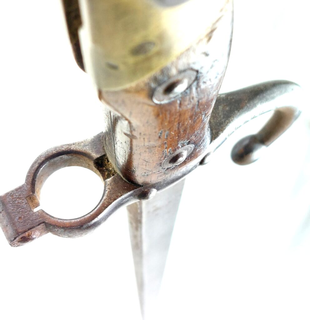 French, 1874 Pattern T-Back Gras Sword Bayonet, dated 1879, Made at ...