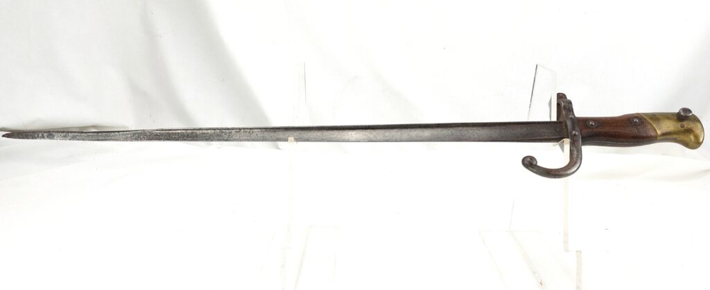 French, 1874 Pattern T-Back Gras Sword Bayonet, dated 1879, Made at ...