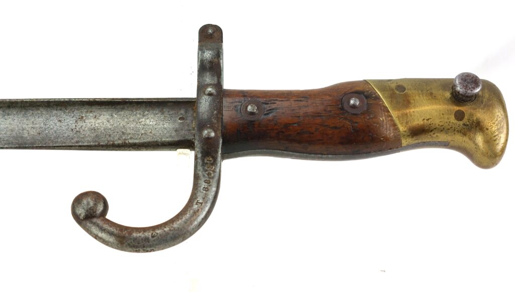 French, 1874 Pattern T-Back Gras Sword Bayonet, dated 1879, Made at ...