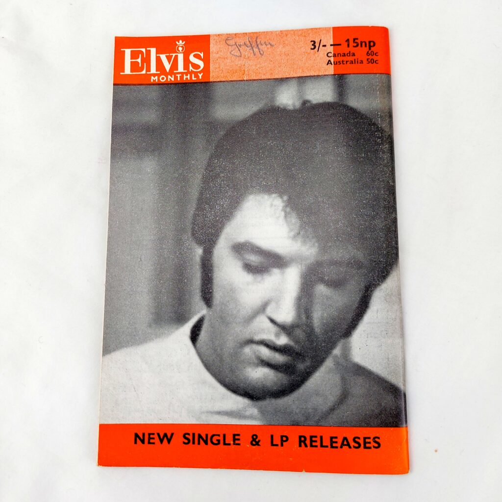 Original, 1960-2000, Elvis Monthly Magazine – Issue No. 126, 11th Year ...