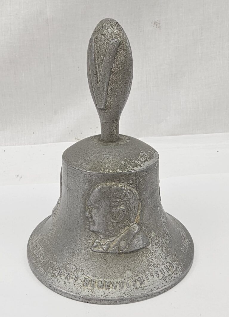 WW2 RAF Benevolent Fund Bell Made From Shot down Aircraft - Sally Antiques