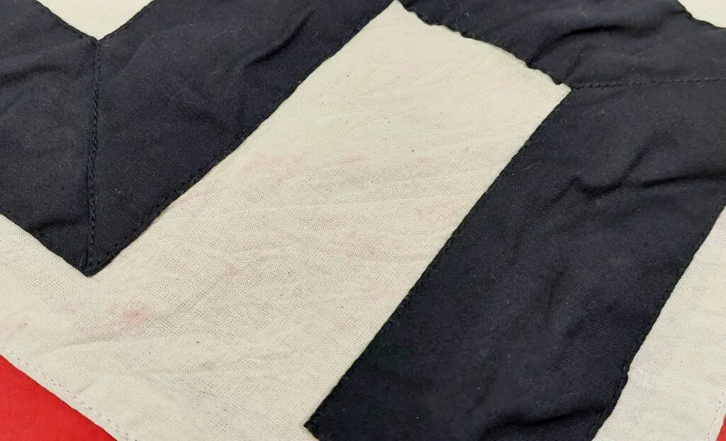 1944 Dated WW2 German Hitler Youth Flag - Sally Antiques