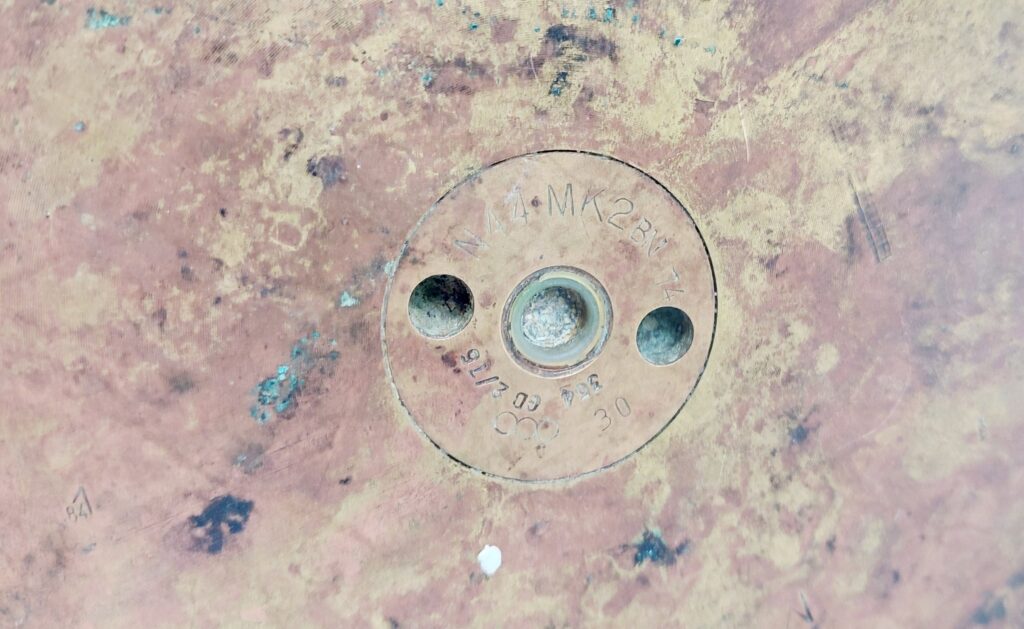 1975 Mark 2 Royal Navy 4.5 Inch Shell Case - Sally Antiques