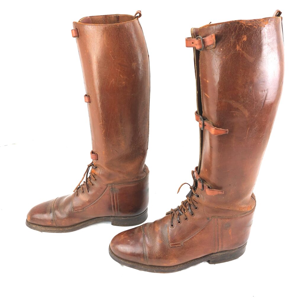 British Army, WW1, Officer Long Field - Trench Boots, with original ...
