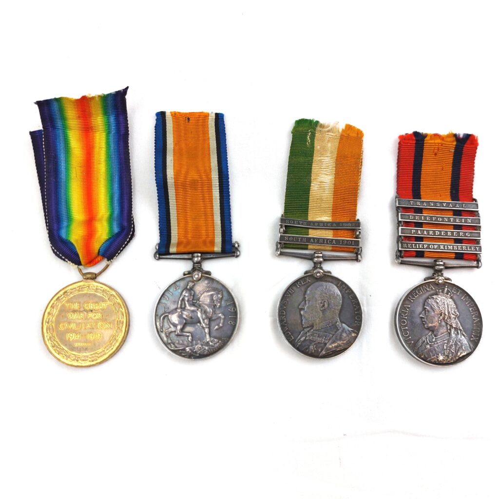 *British, Boer War & WW1, Medal Group for Hugh Robertson, (3549 6th ...