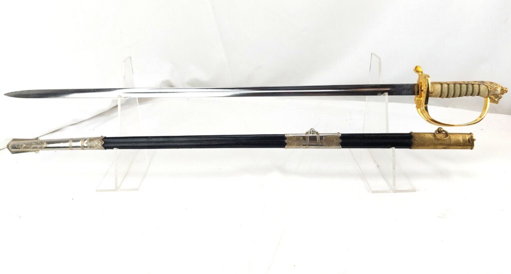 British, Royal Navy Officers 1827 Pattern Sword and Scabbard - Sally ...