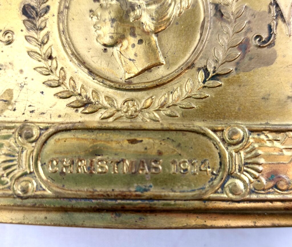 British, WW1, Princess Mary 1914 Christmas Gift Fund Box - Sally Antiques