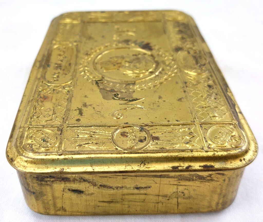 British, WW1, Princess Mary 1914 Christmas Gift Fund Box - Sally Antiques