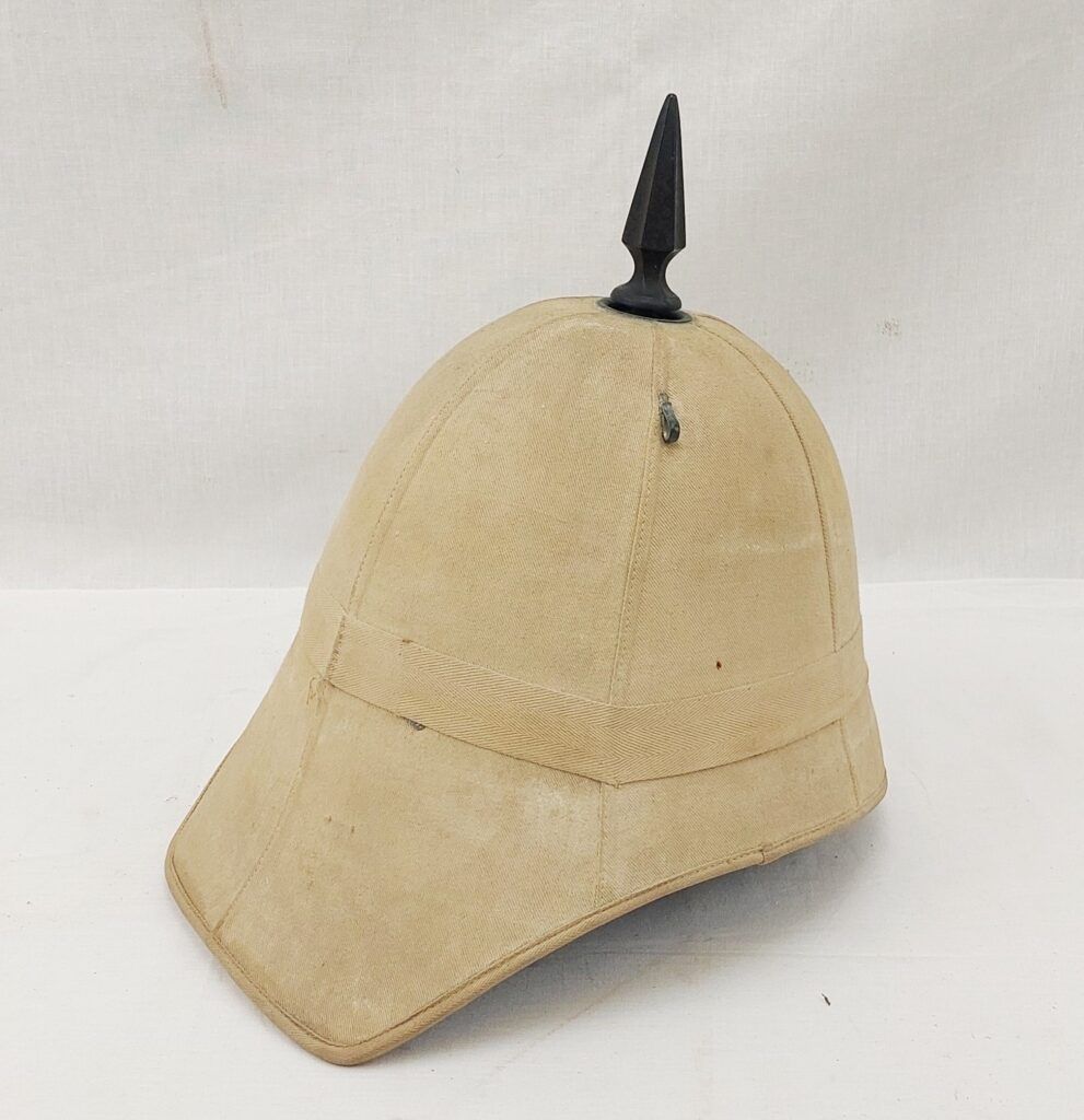 Cased Victorian Boer War Period Irish Rifles Officers Pith Helmet With ...