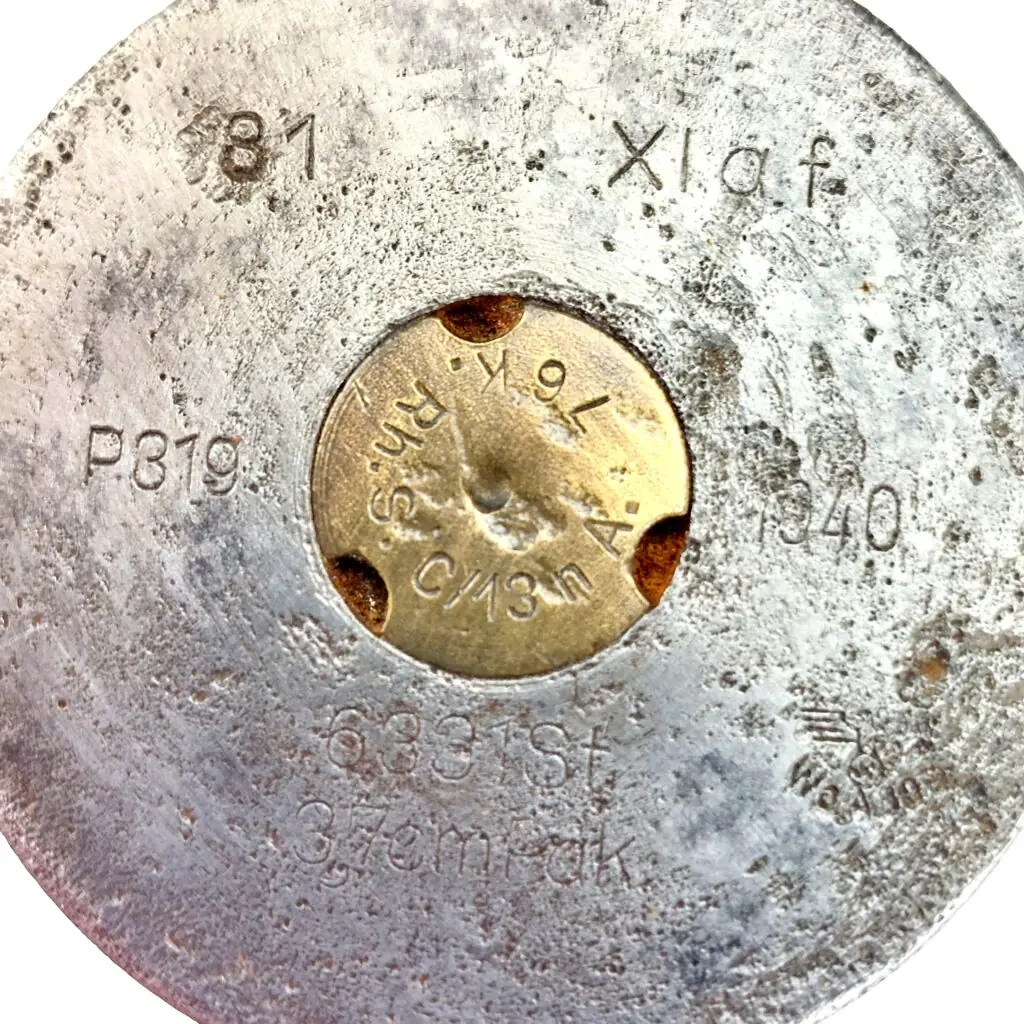 German, WW2, 37mm PAK 36 Round, XLAF 6331 ST, Dated 1940, Inert - Sally ...
