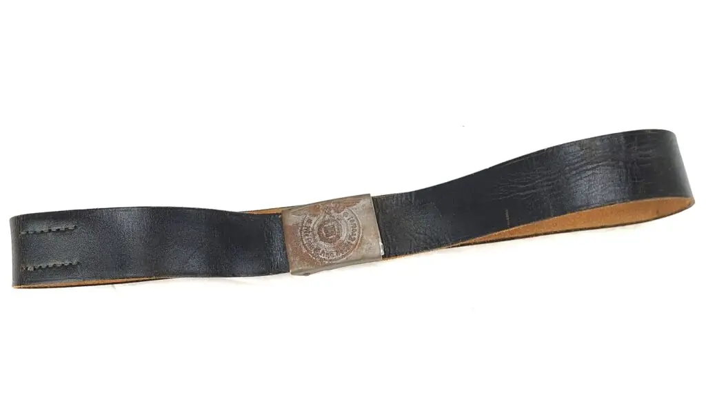German, WW2, Waffen SS Belt with Steel Buckle RZM 155/40 SS, by Assmann ...