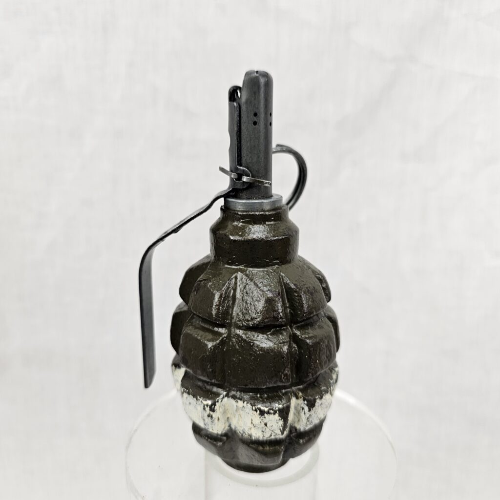 Post-War Soviet F1 Hand Grenade Inert - Green and White Stripe #4 ...