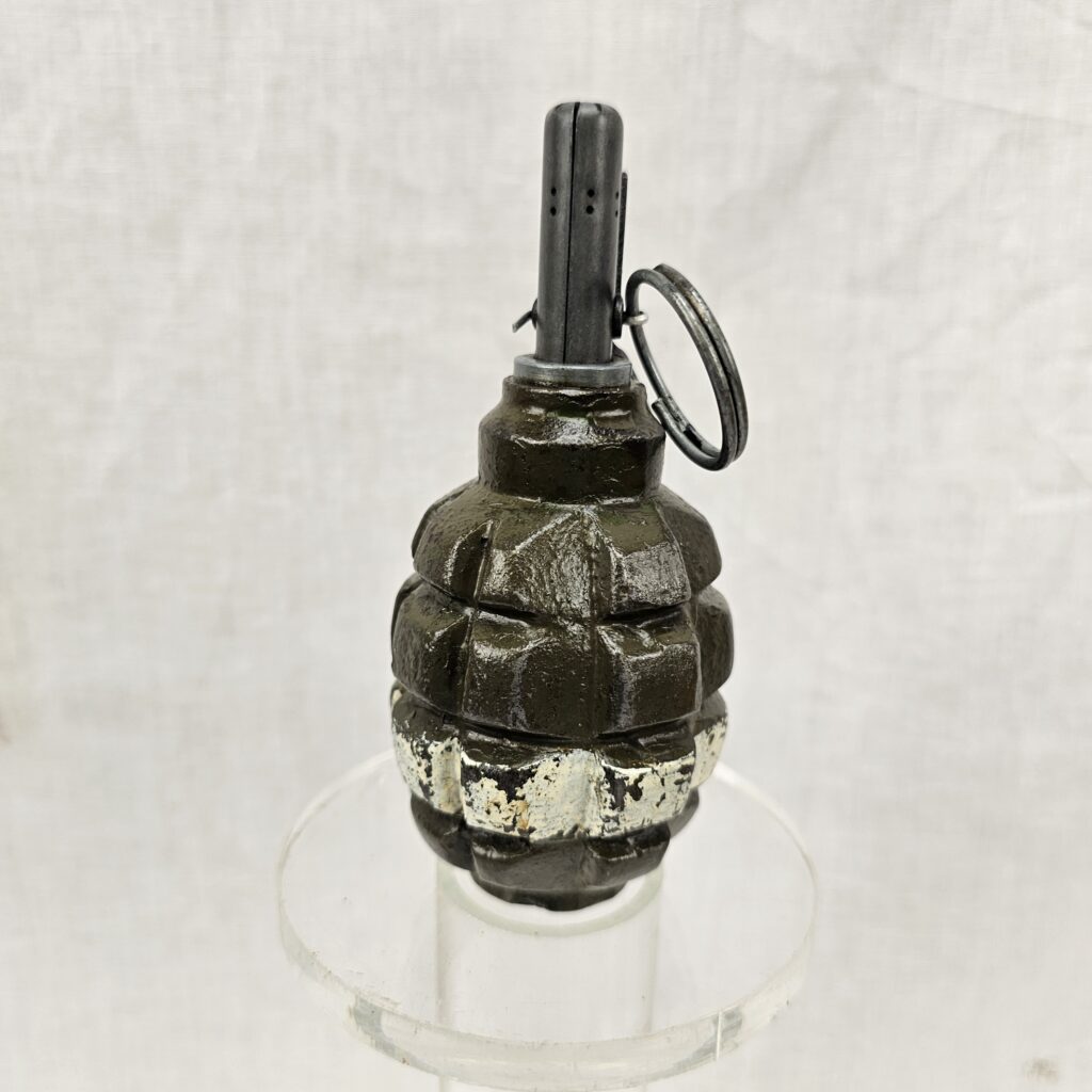 Post-War Soviet F1 Hand Grenade Inert - Green and White Stripe #4 ...