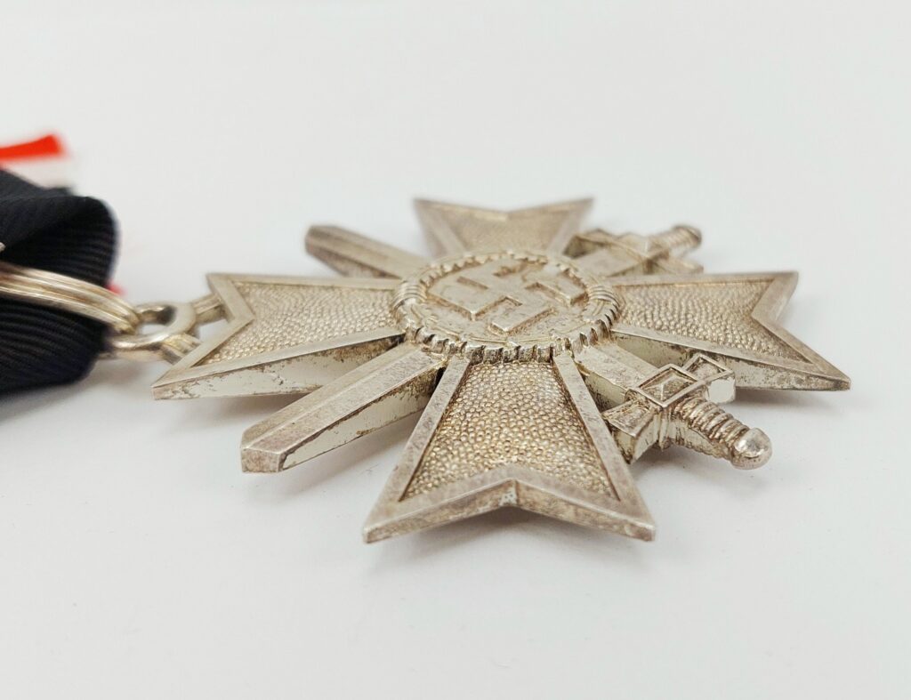 Silver WW2 German Knights Cross Of The Merit Cross With Swords - Sally ...